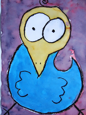 Blackas Bloggers: James Rizzi-Inspired Birds