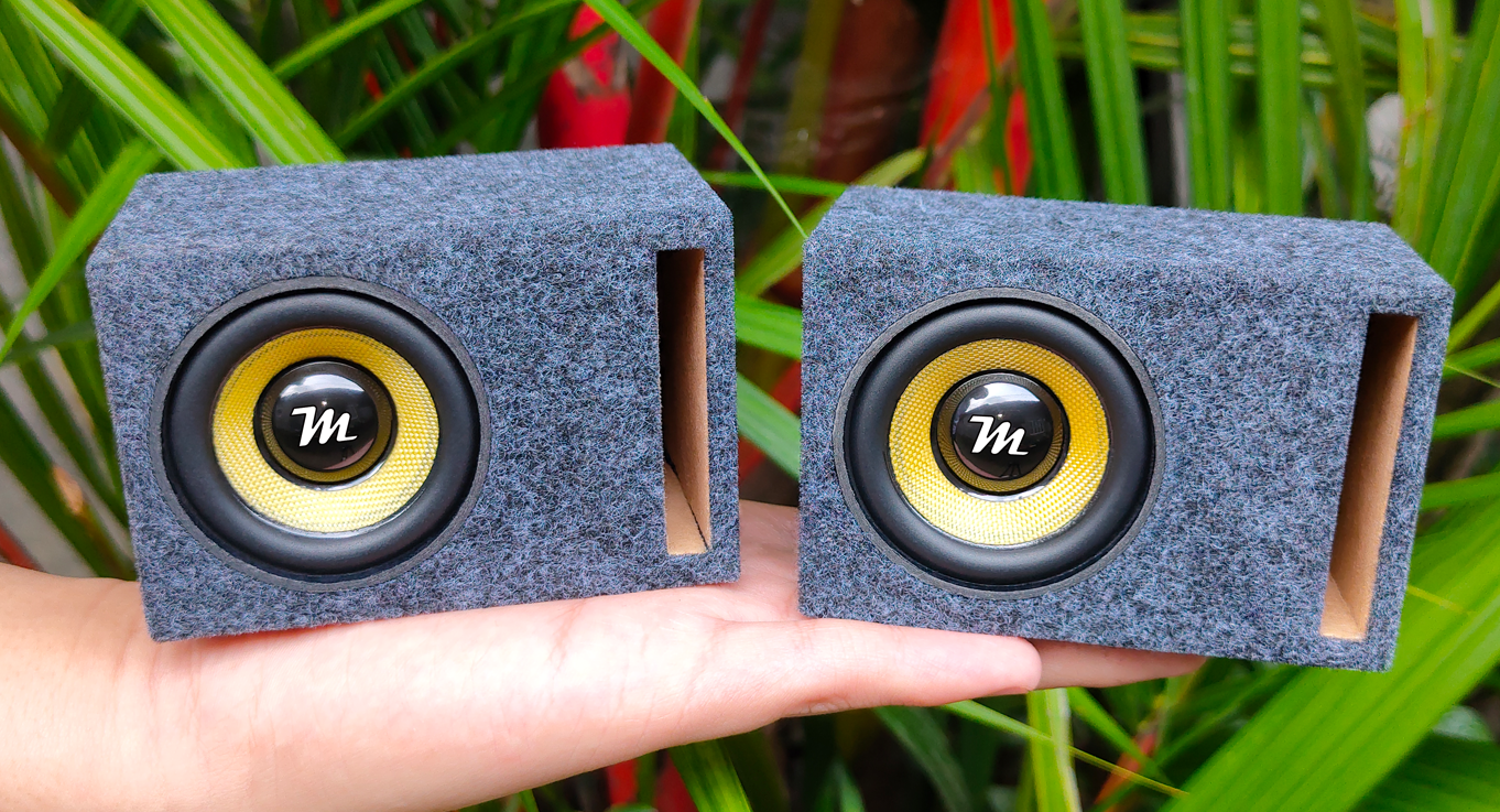 DIY Mini Subwoofer: Subwoofer Tractor Two Mini Subwoofer Speakers