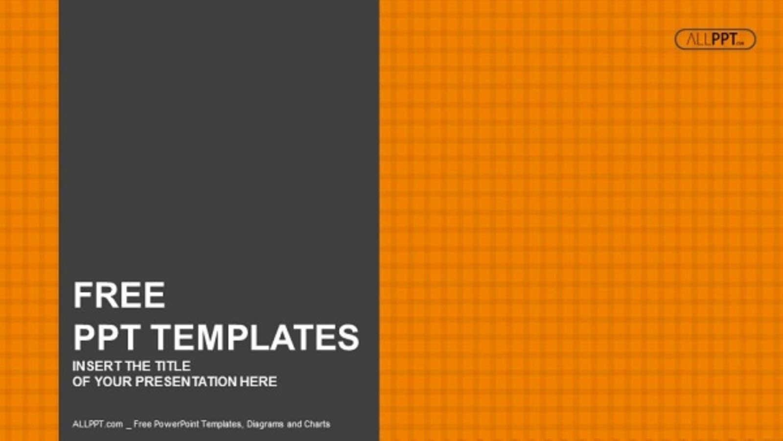 Orange checkers background PowerPoint Templates - Free PowerPoint Template