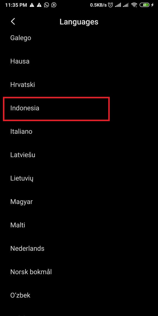 Cara Mengubah Bahasa di Whatsapp - SINAUSE.ID Cara Mengubah Bahasa di Whatsapp - SINAUSE.ID