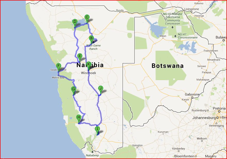 Travel with Kevin and Ruth: Namibia trip update!