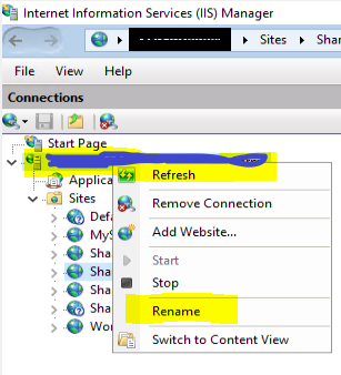Renaming SharePoint Server Name