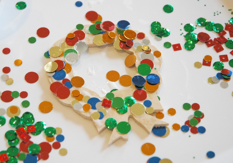 Sequin Ornaments | What Can We Do With Paper And Glue