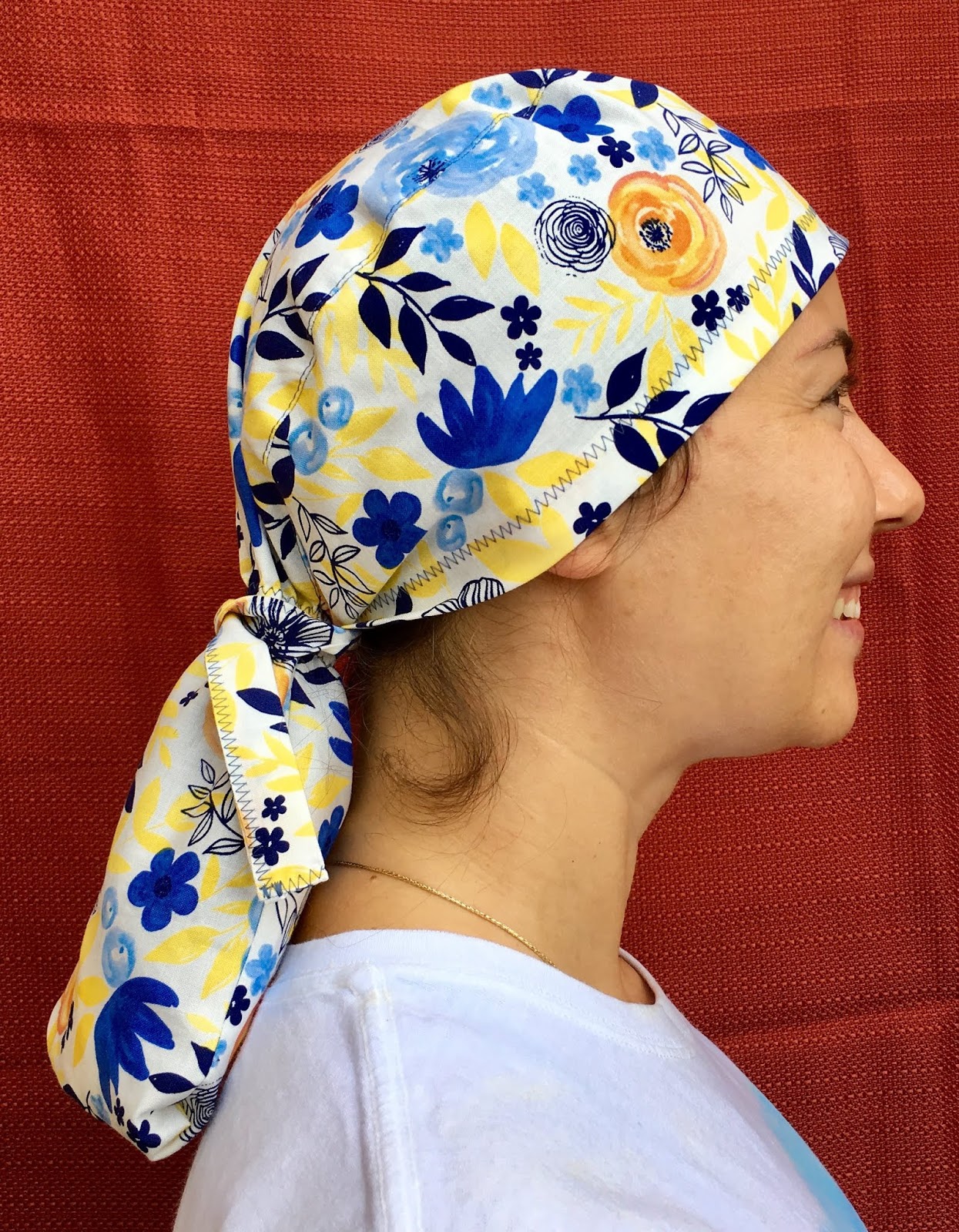 Life After The Third Divorce: Scrub Cap Pattern With a Pony Tail Pouch ...