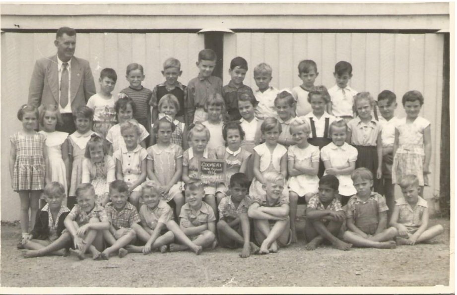 The History of Goomeri, Queensland: Goomeri State School - 1956 CLASS PHOTO