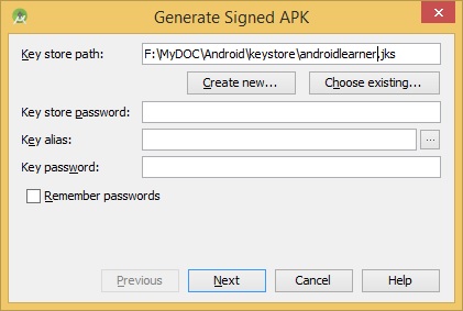 18 GENERATE KEYSTORE WINDOWS - GenerateKey