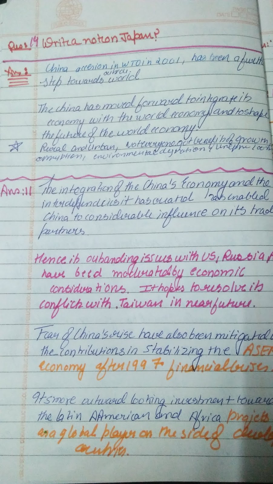 Alternative centres of power class 12 political science handwriten ...