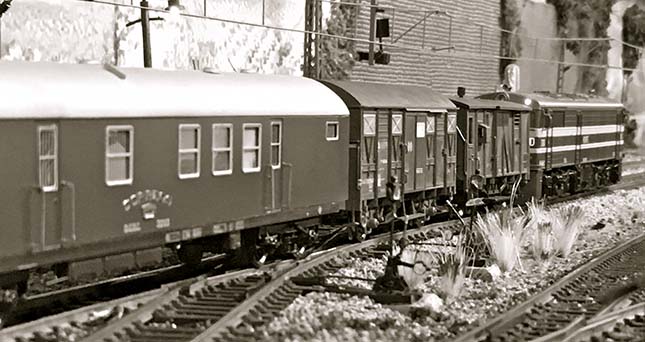 Tren a mano: "FAKE TRAINS"