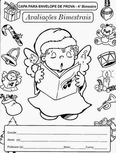 Educar X: Capas de provas 4° bimestre Natal (Capas de avaliações)
