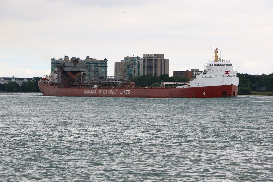 Michigan Exposures: The Frontenac Downbound at Belle Isle