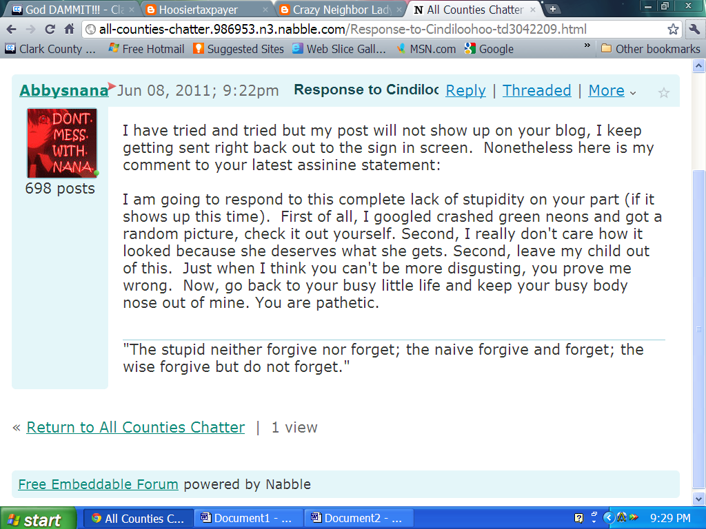 Crazy Neighbor Lady: Fraidy Cat