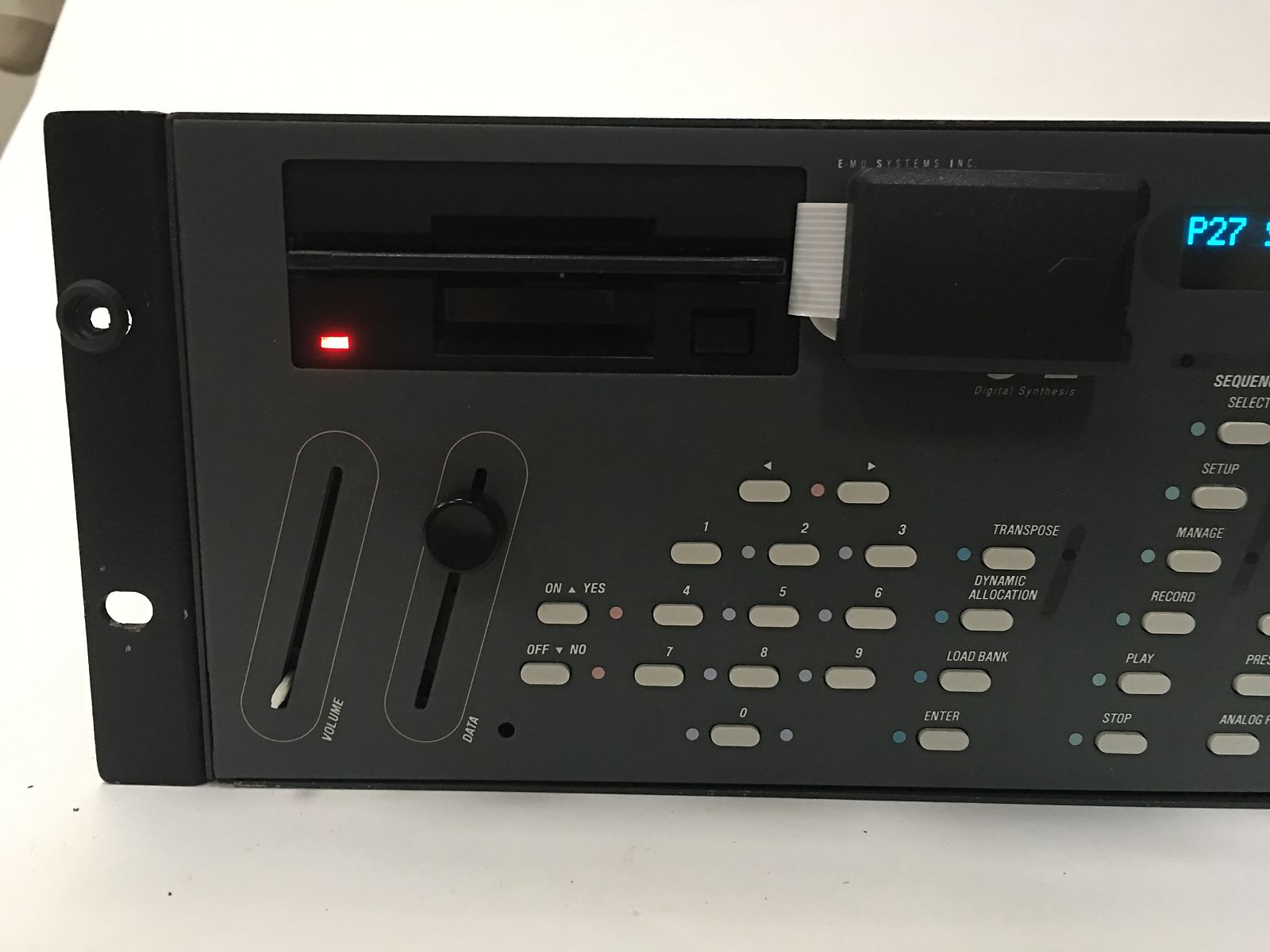 MATRIXSYNTH: Emu Emax 1 SE Rack Sampler w/SCSI2SD OLED Display SN 0680192