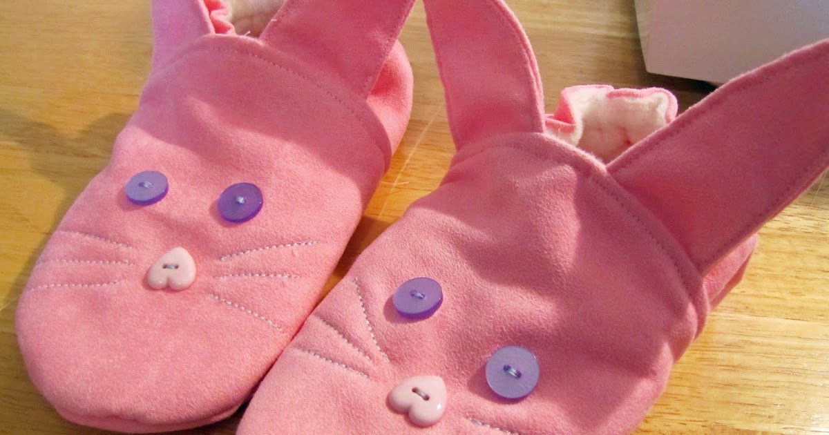 Bunny Slippers Tutorial + Pattern ~ Free-Tutorial.net