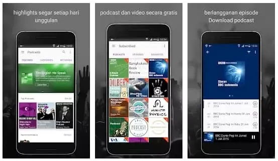 7 Aplikasi Podcast terbaik untuk Android - ANDROID31