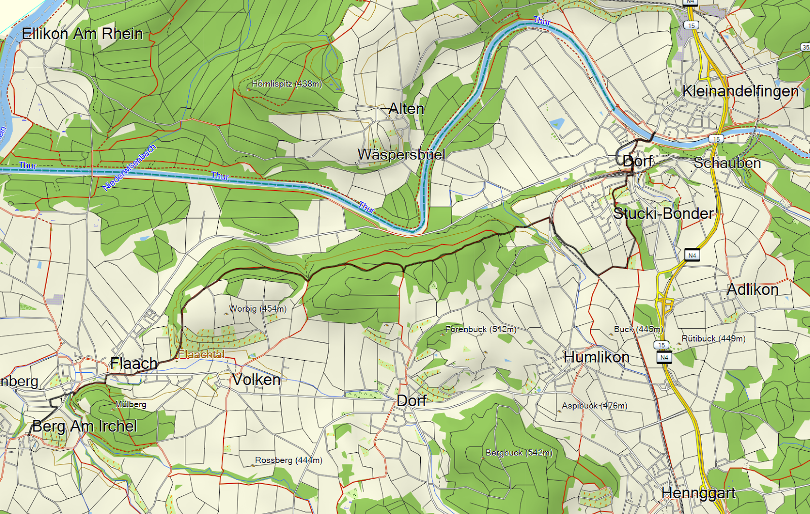 BrauchliSeuzi: Wanderung Berg am Irchel - Andelfingen