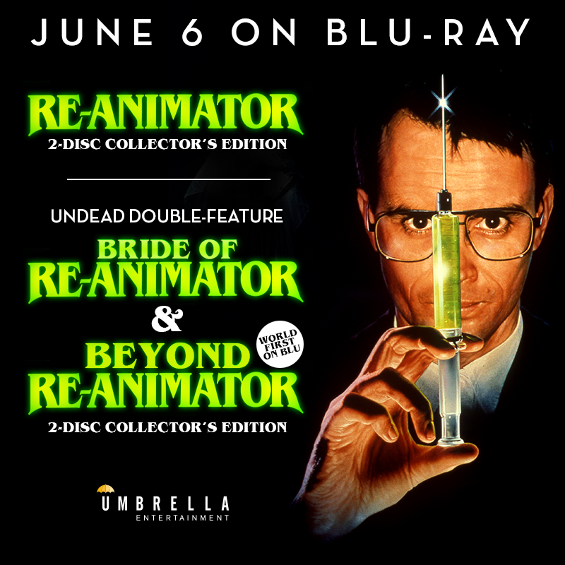 Beyond Re Animator Coming To Blu Ray This June Along With Bride Of Re Animator