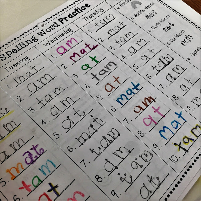 Kinder Tribe: What Worked Well Wednesday - Kindergarten Spelling Program