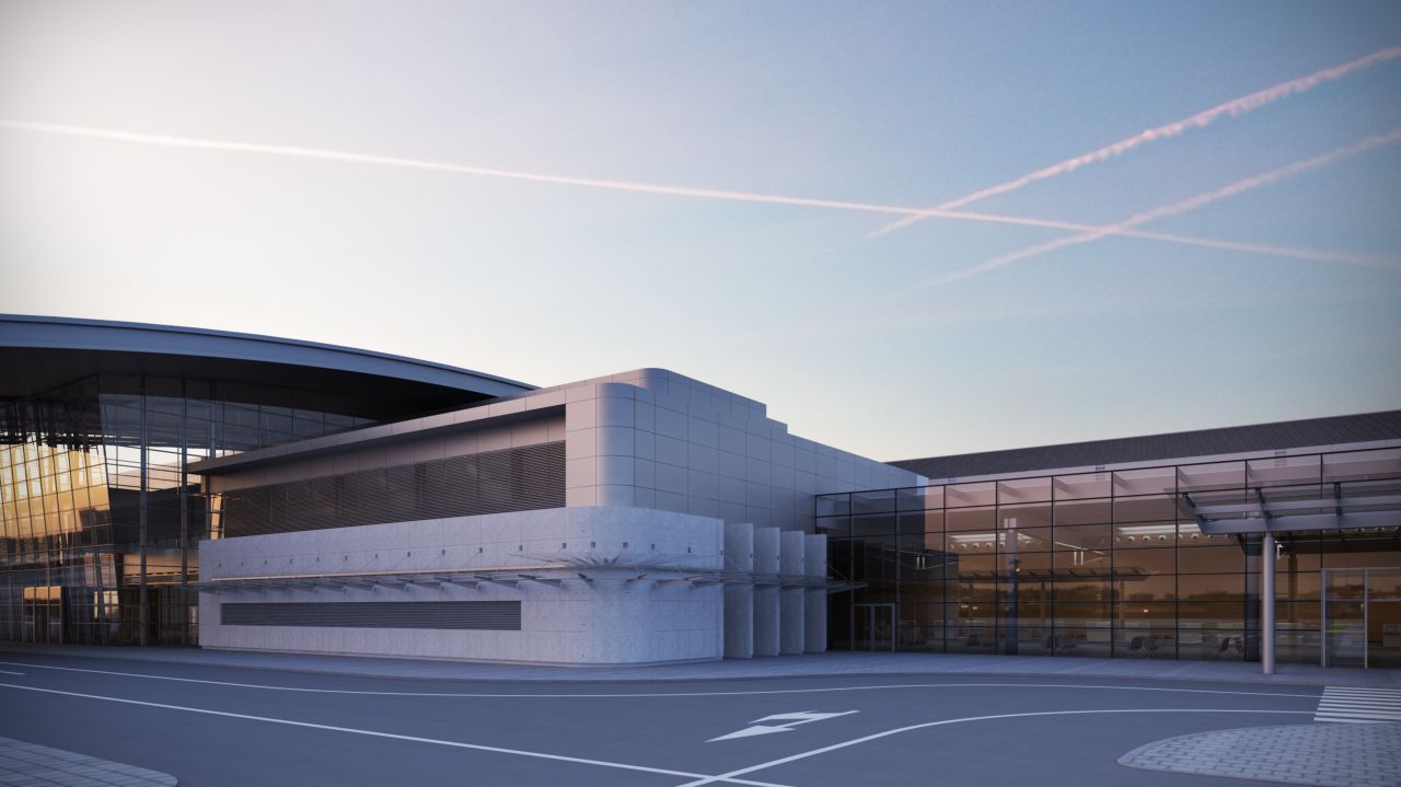 FreeDeeLab / TrzyDeLab: Commercial - Air Port Lawica in Poznan