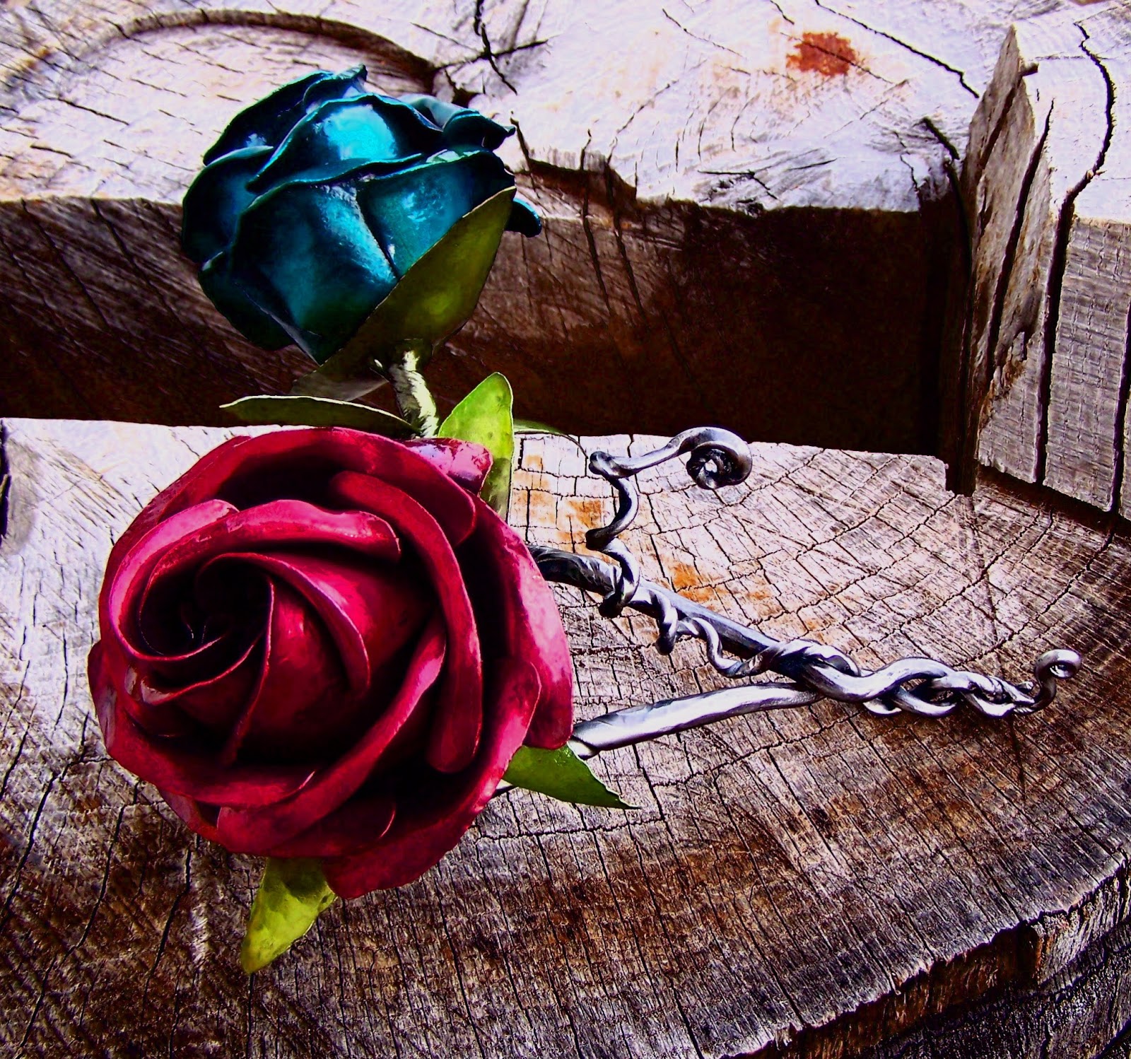 Moody's Garage: Hand Forged Double Rose