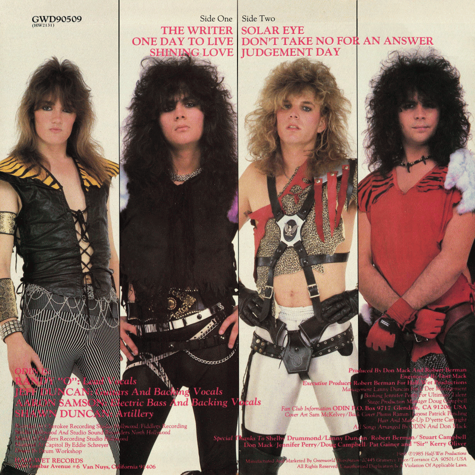 Odin (US) - Don't Take No for an Answer [EP] (1985) [Black Vinyl Rip ...