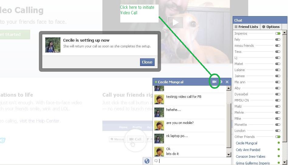 Prakticality: How to Facebook Video Chat