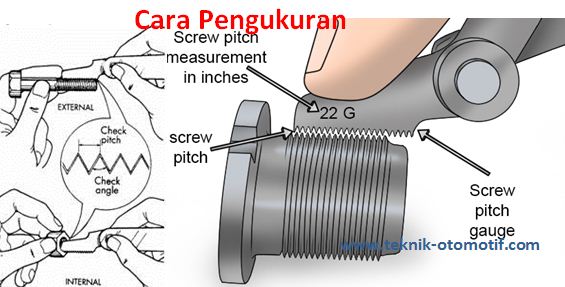 Pengukur Jarak Ulir (Screw Pitch Gauge) - otomotif