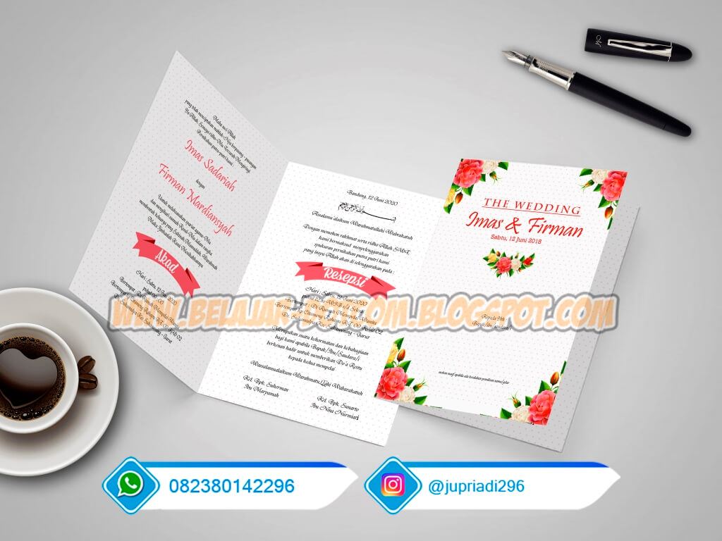30 Download Desain Undangan Custome Format Psd Minimalis - Kumpulan ...