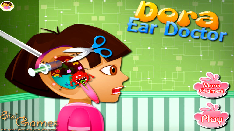 Dora Ear Doctor Game | The Best Kids Games