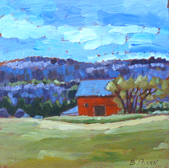 Oil Paintings by Barbara Pearn: Early Spring in the Valley - Acrylic ...