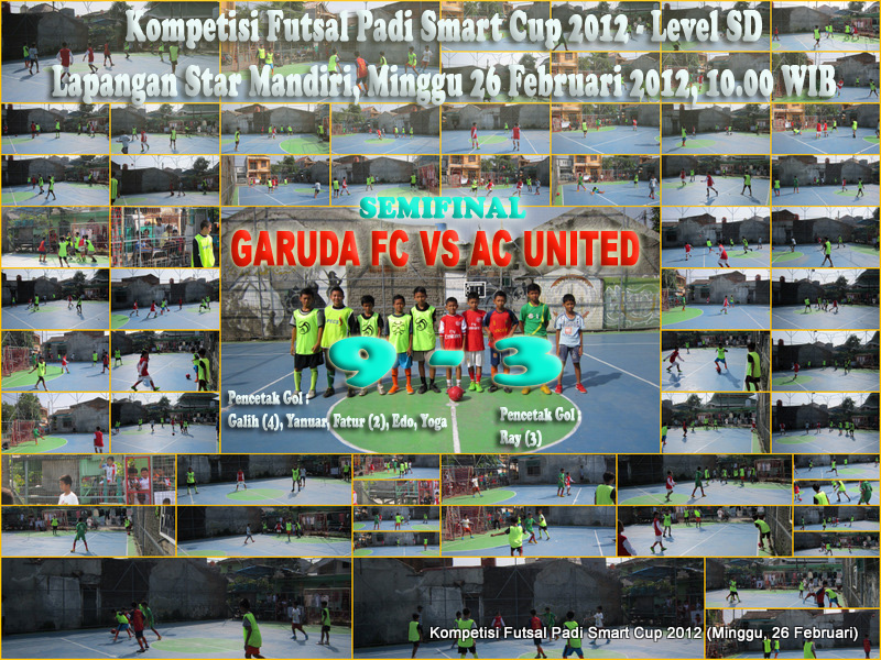 Kompetisi Futsal Padi Smart: Hasil Final Level SD Garuda FC vs AC ...