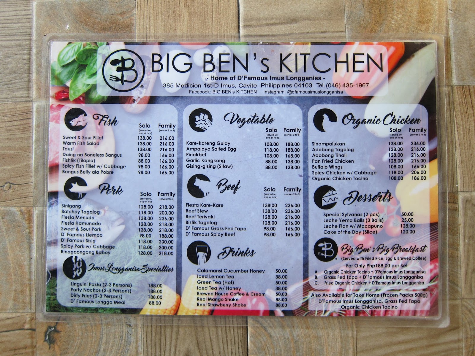 Lutong Cavite : Big Ben's Kitchen