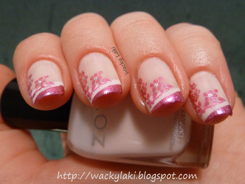 Wacky Laki: Sunday Stamping Challenge + Zoya Stephanie