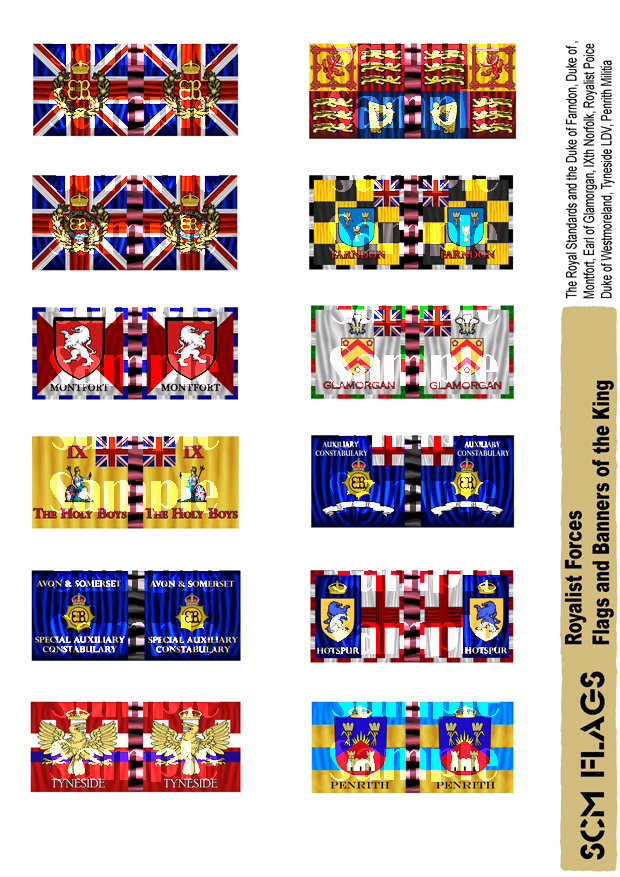 PanzerKaput's Painted Review: Royalist Flags of VBCW