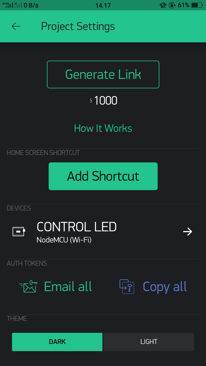 KONTROL LED DENGAN MENGGUNAKAN BLYNK | SINAU PROGRAMMING KONTROL LED DENGAN MENGGUNAKAN BLYNK | SINAU PROGRAMMING