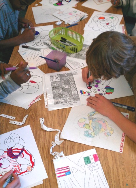 The David Lubin Art Studio: Take a Line for a walk Fall 2011