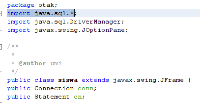 Cara Membuat Koneksi Database MySql dengan NetBeans - Umialfah
