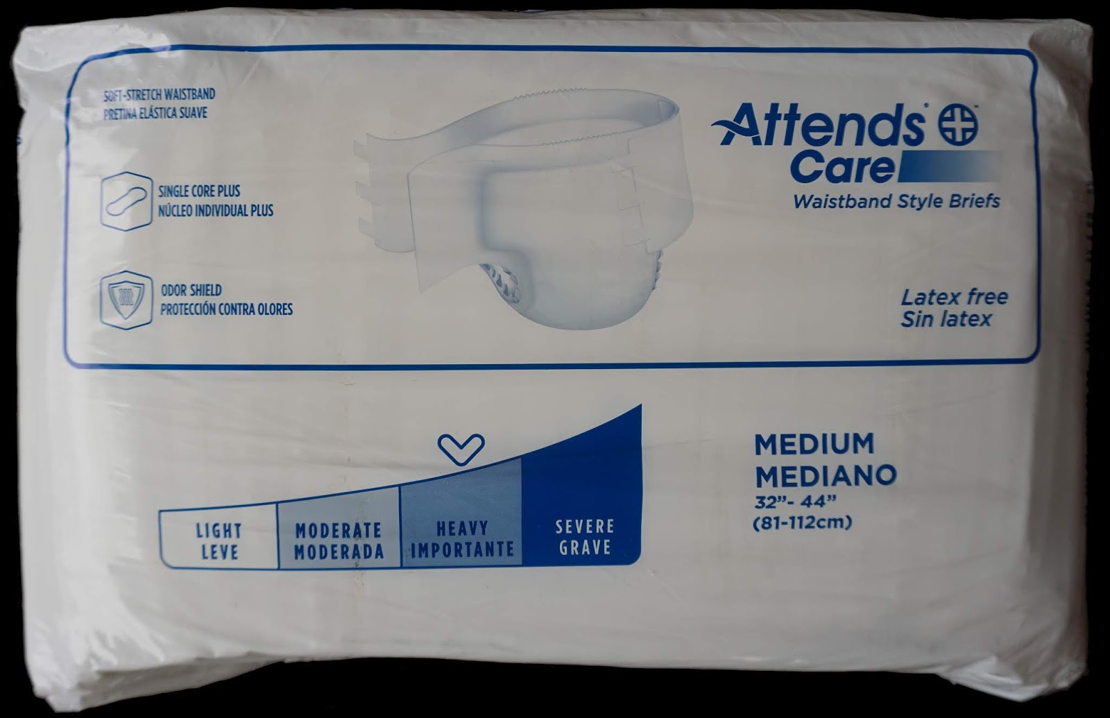 Diaper Metrics: Attends Care Waistband Style Briefs Adult Diaper Review
