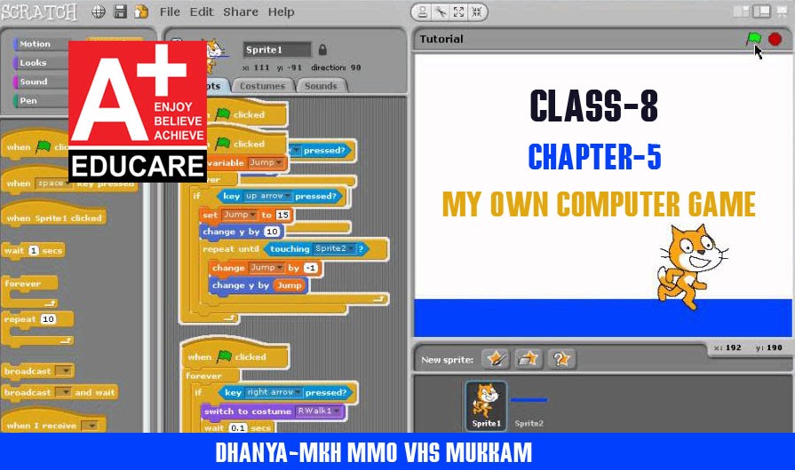 Aplus Blog: CLASS-8-ICT-CHAPTER-5-MY OWN COMPUTER GAME-VIDEO TUTORIAL