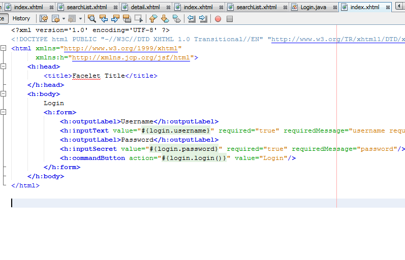 Jsf Authentication Login Logout Database Example Journaldev