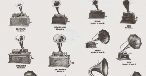 Phonautographist : Edison Phonograph Catalog Page with 20 Machines.