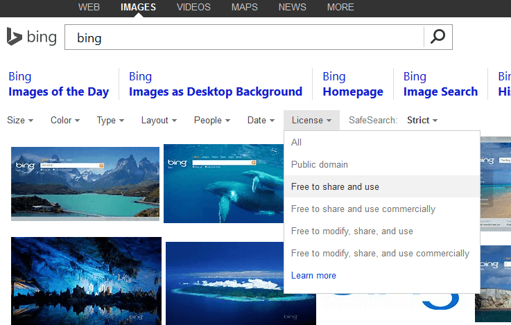 HowDon: How To Search Copyright Free Images For Your Blog