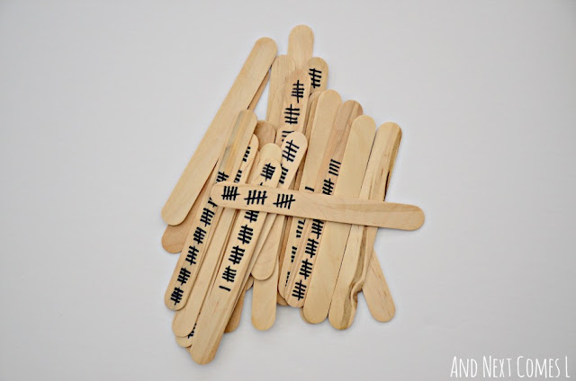 Fine Motor Tally Marks Activity & Busy Bag Idea for Kids | And Next ...