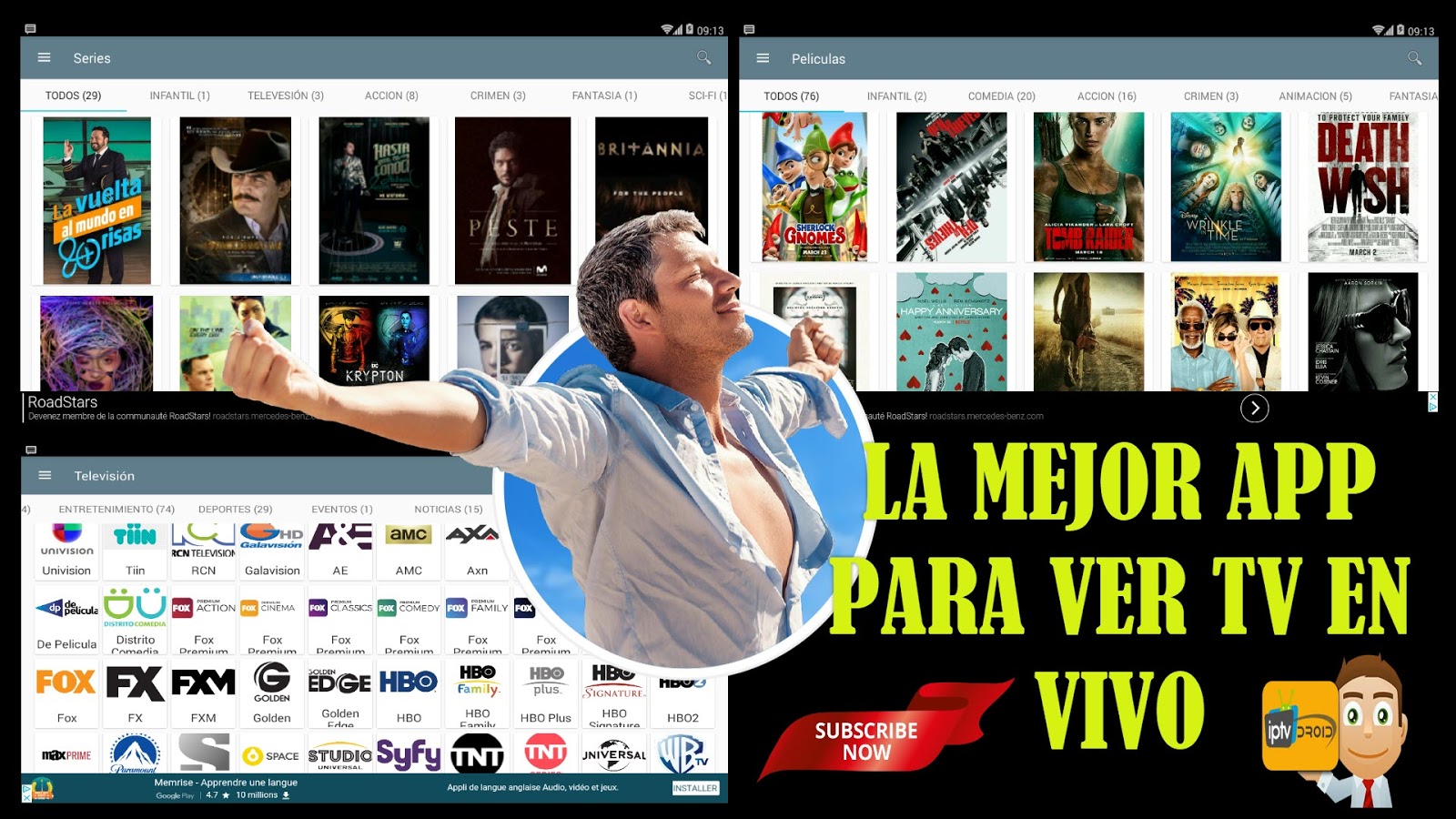 LA MEJOR APP PARA VER TV EN VIVO - IPTV DROID