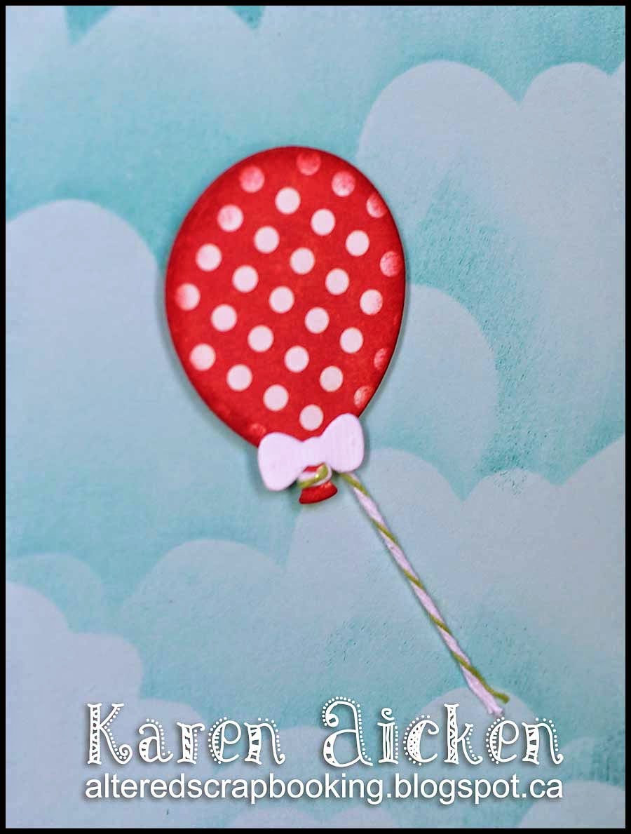 Altered Scrapbooking: Double Fence with Balloons