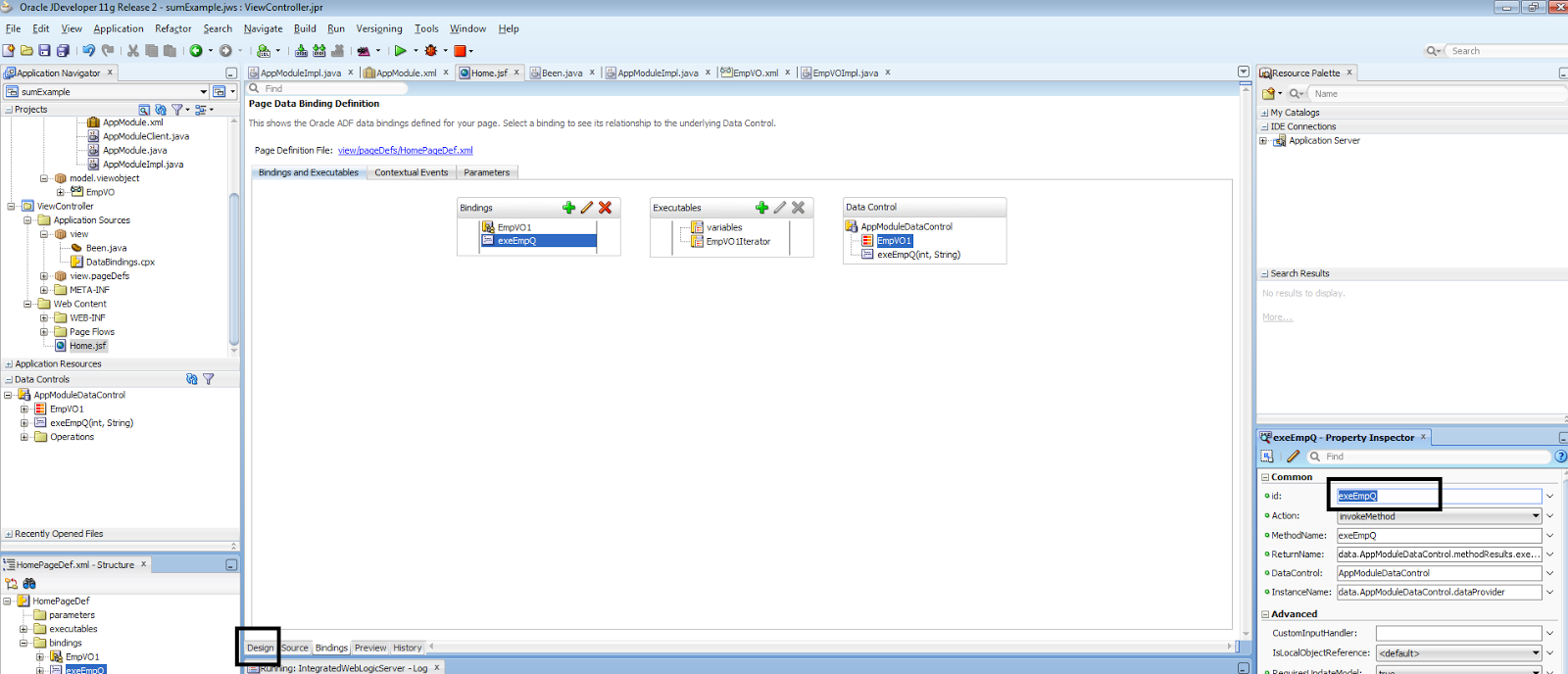 Oracle Adf How To Call Appmoduleimpl Class Method In Been Through Binding Second Method