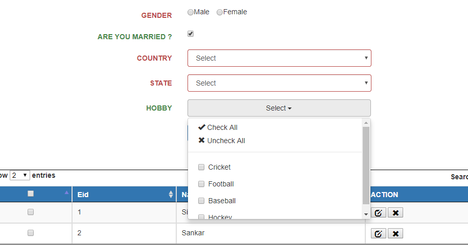 DOTNET POINT: CURD operation in angular js,webapi , drop down with checkbox DOTNET POINT: CURD operation in angular js,webapi , drop down with checkbox