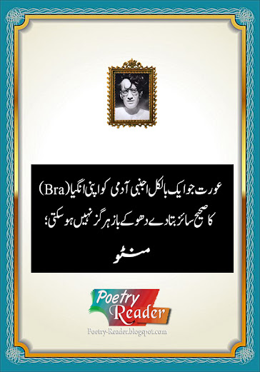 Poetry Reader: saadat hasan manto quotes