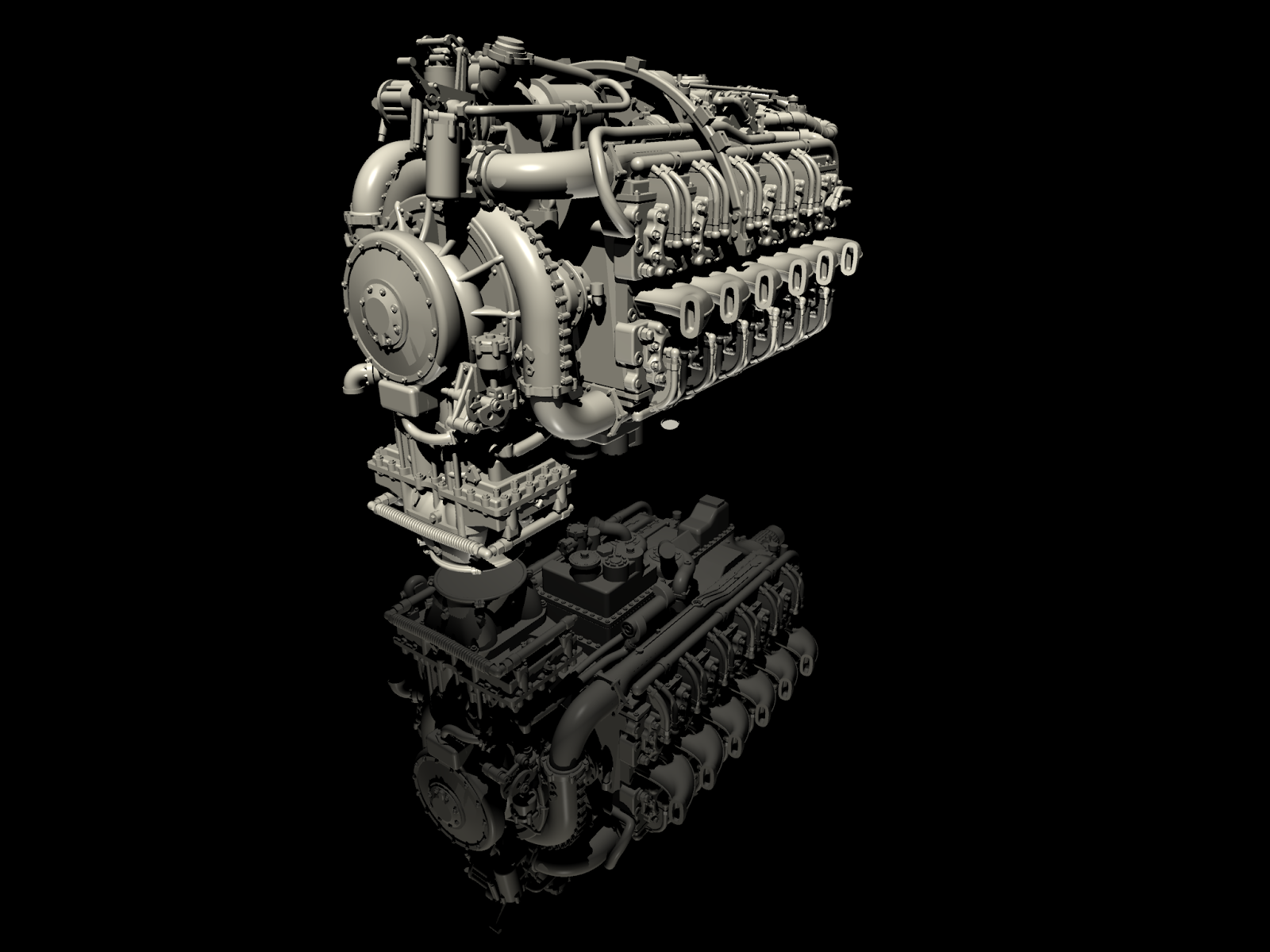 1/32 Hawker Tempest - engine