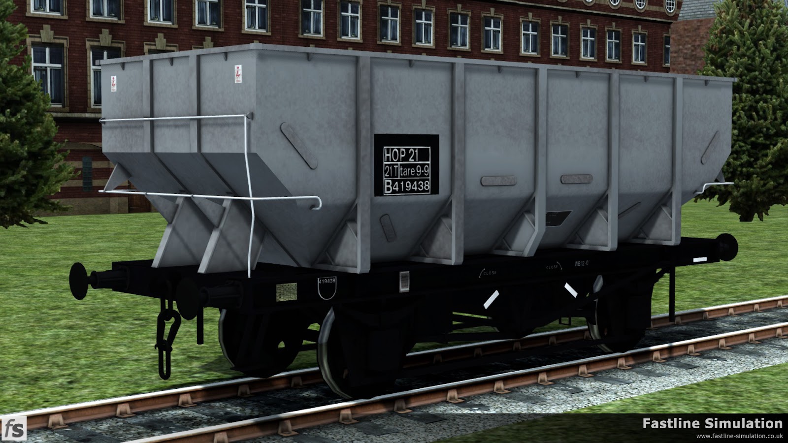 fastline simulation: Unfitted dia 1/146 21t HTO Coal Hoppers