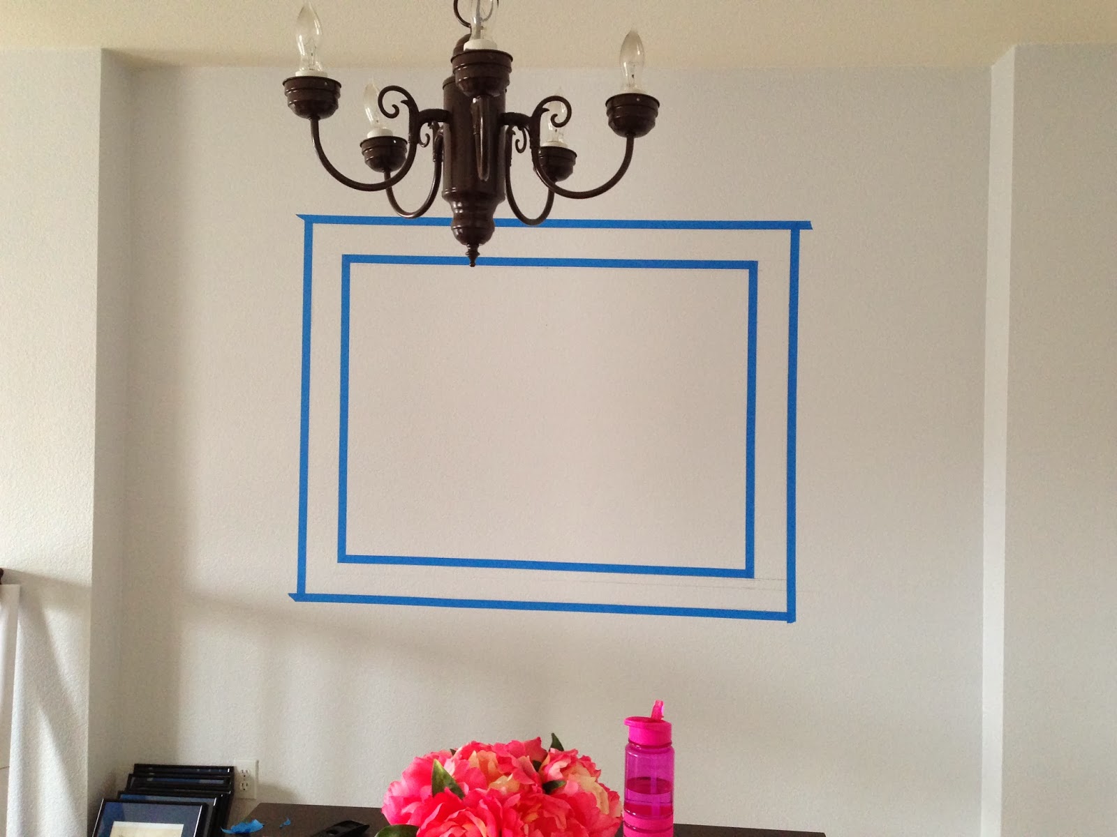 Weekend Tweaks: PAINTED WALL FRAME FOR LARGE POSTER